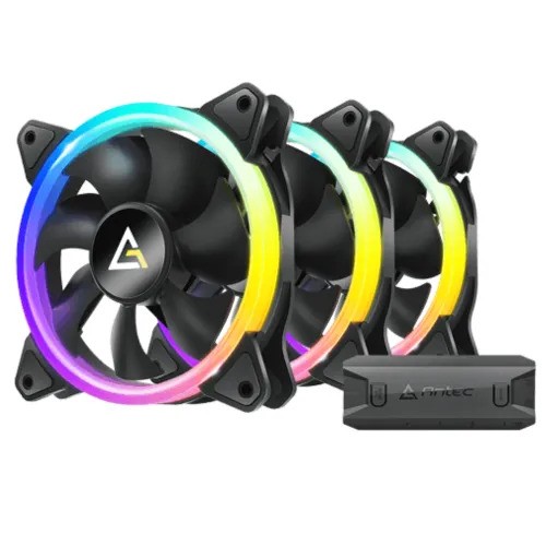 Antec Neon 120 ARGB 3 in 1 Pack Casing Fan with Controller Best Price ...