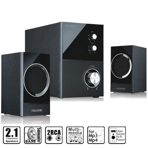 Microlab M-223 (2.1) Subwoofer Speaker Price in Bangladesh - Computer ...